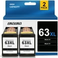 63XL 63 XL Ink Cartridge Black for HP 63XL Ink for Officejet 3830 4650 ...
