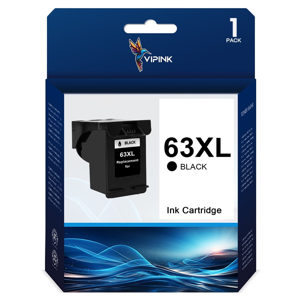 63XL Black Ink Cartridge Compatible with HP 63 Ink Cartridge 63XL for ...