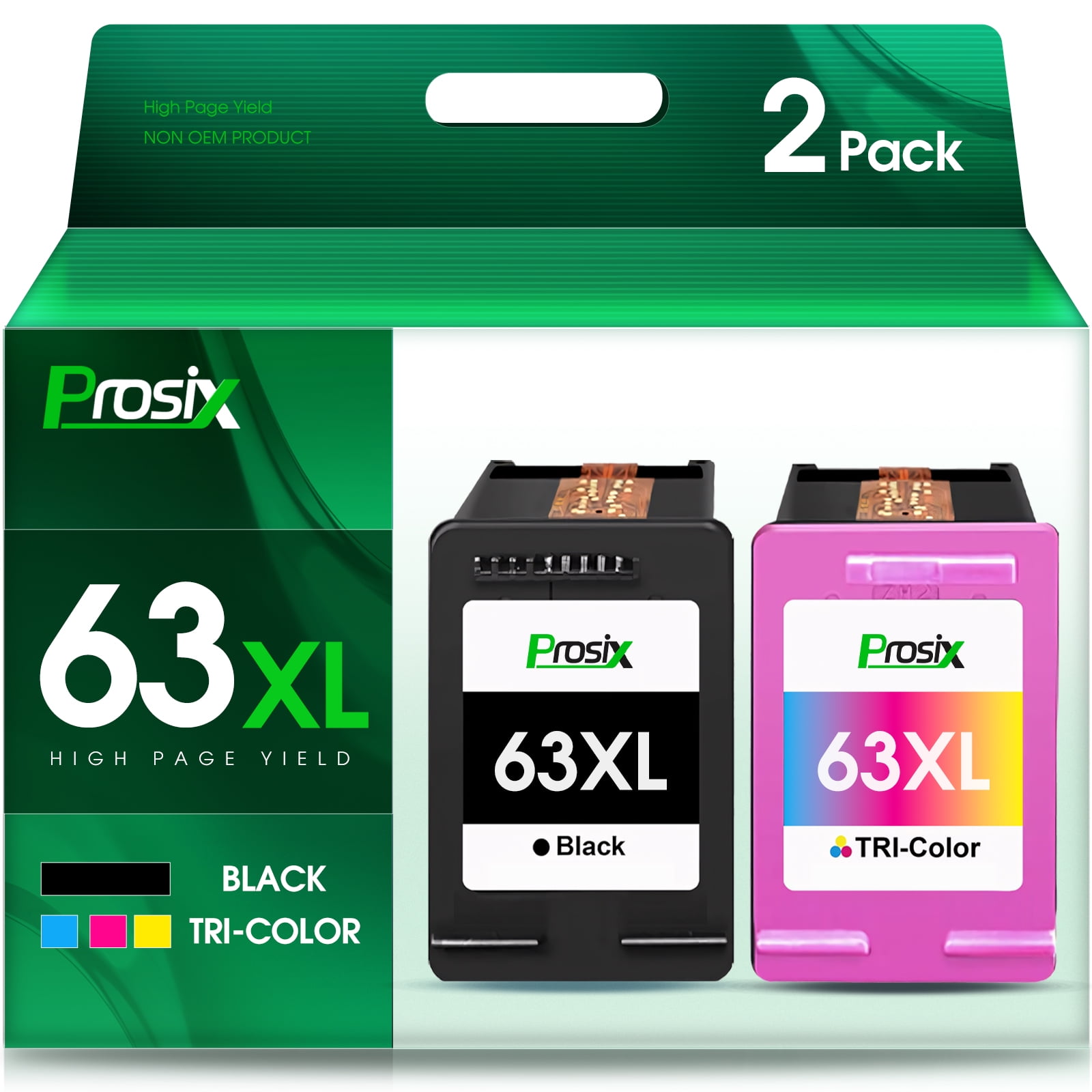 63XL ink cartridges for HP 63 63XL ink cartridge for HP OfficeJet 3830 ...