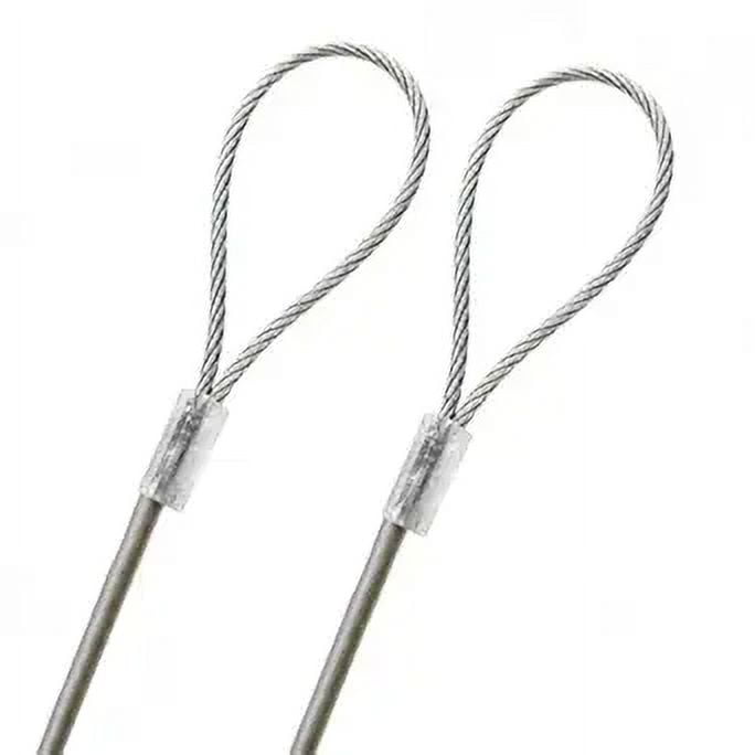 63ft Order To Size 1/16 Galvanized Steel Cable GREY Vinyl Coated To 1/8 ...