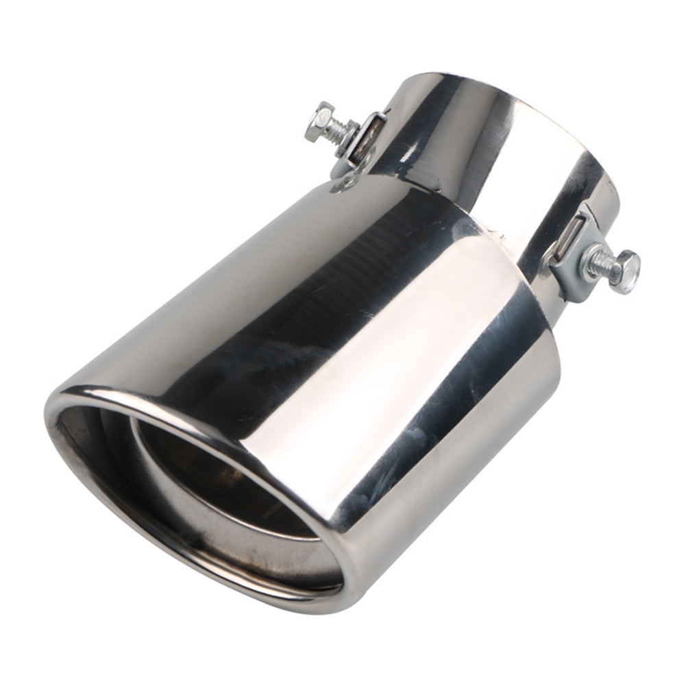63mm Car Exhaust Muffler Tip Stainless Steel Tail Throat Tailpipe ...