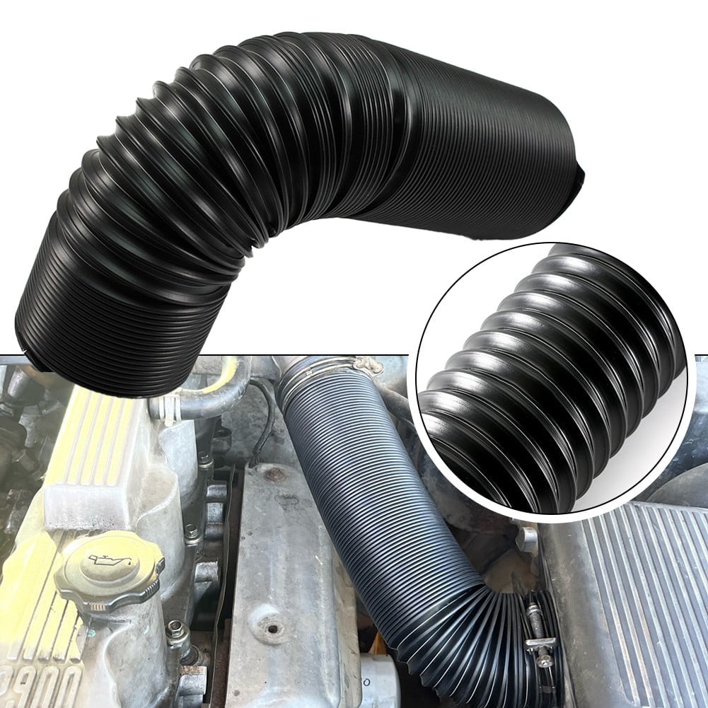 63mm Flexible Cold Air Intake Duct Hose Tube Car Turbo Air Filter Pipe ...