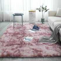 OUSGAR 70 inch Area Rugs for Living Room Shaggy Contemporary Solid Wool ...