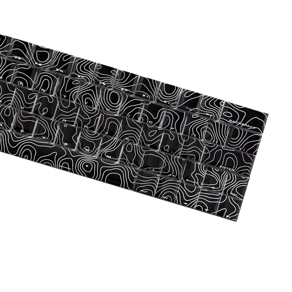 64/74 Contour3.0 Original Profile Keycaps Side Print Backlit Dye ...