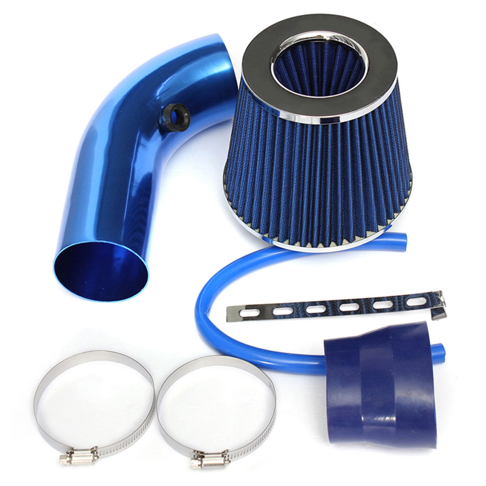 64-76mm/3'' Universal Car Cold Air Intake Filter Induction Pipe Power ...