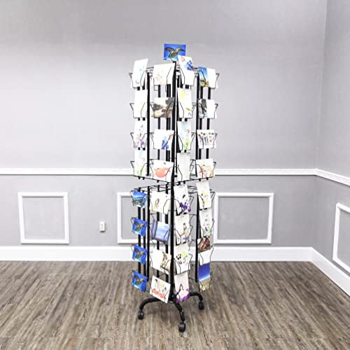 64 Adjustable Pockets Display Rack 5x7 7x5 up to 9.3" Wide X 8" Tall ...