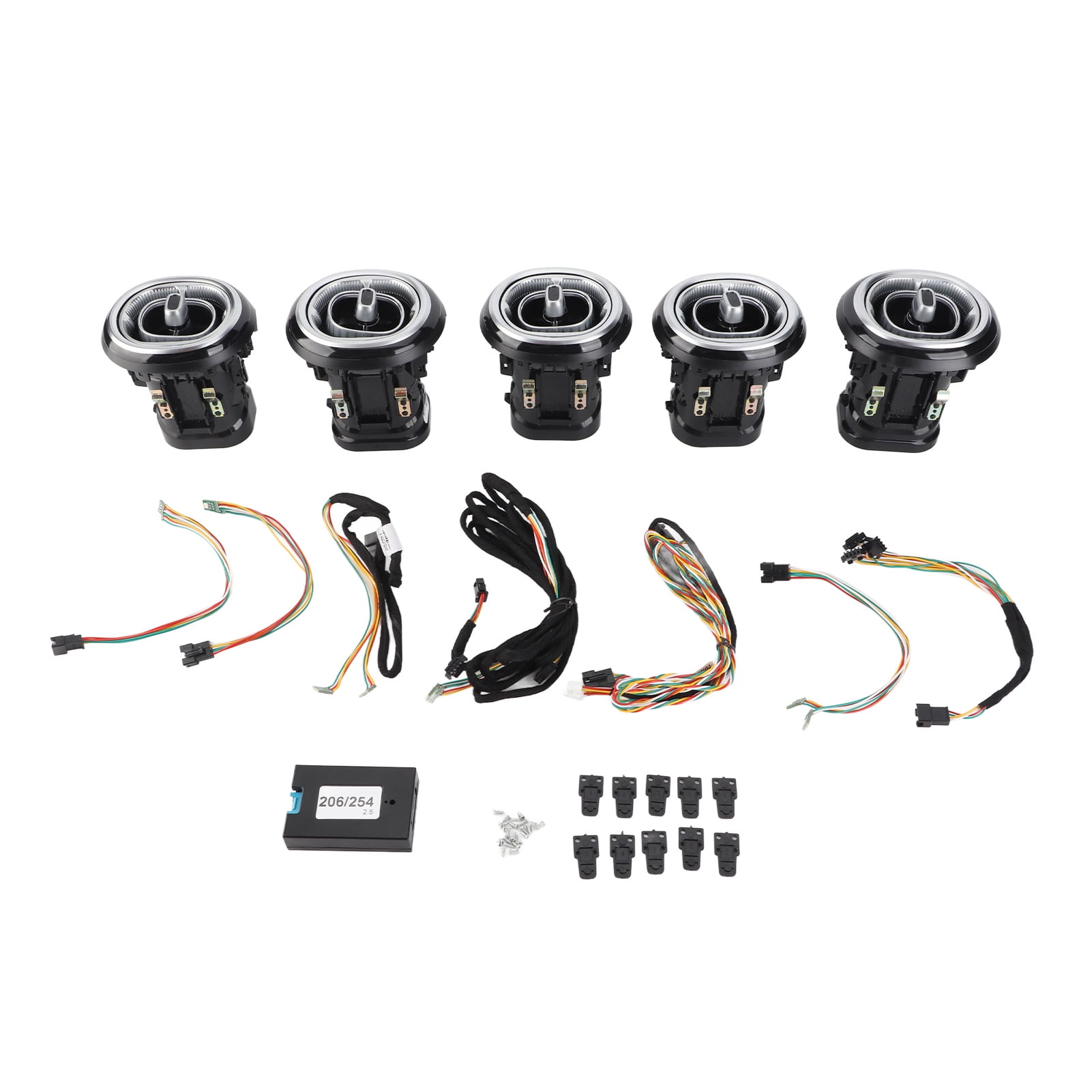 64 Color LED Ambient Light Kit for C-Class W206 S206 2022+ - Front ...