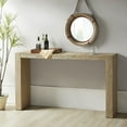 64" Console Table Wooden Frame - Natural - Walmart.com