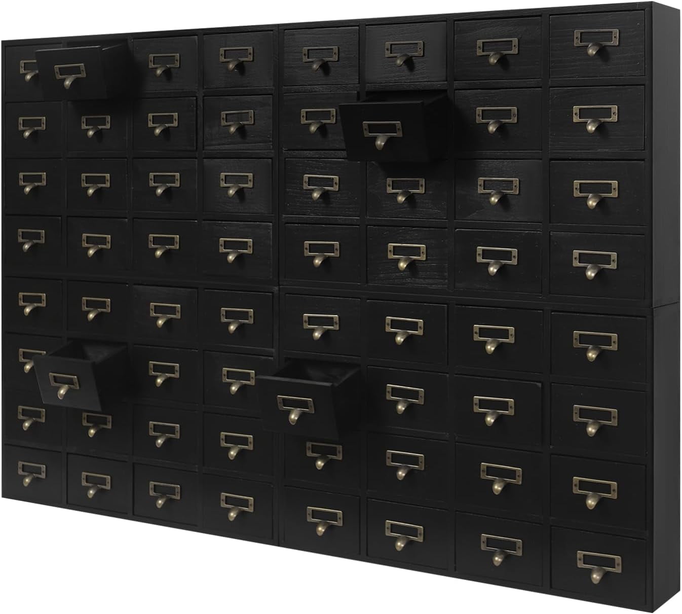 64 Drawer Wooden Storage Box, Traditional Apothecary Cabinet,Chinese ...