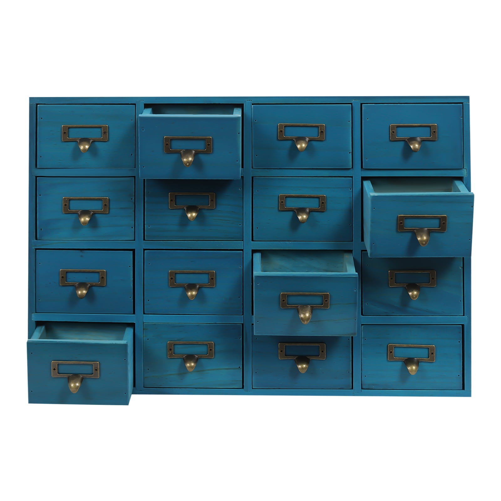 64 Drawers Drawers Storage Cabinet, Apothecary Cabinet with Labels ...