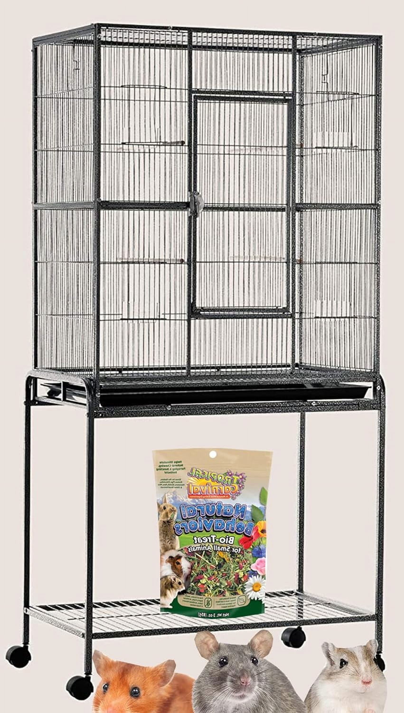 64" Extra Large Wrought Iron Chewproof 4-Levels Tight 1/2-inch Bar ...