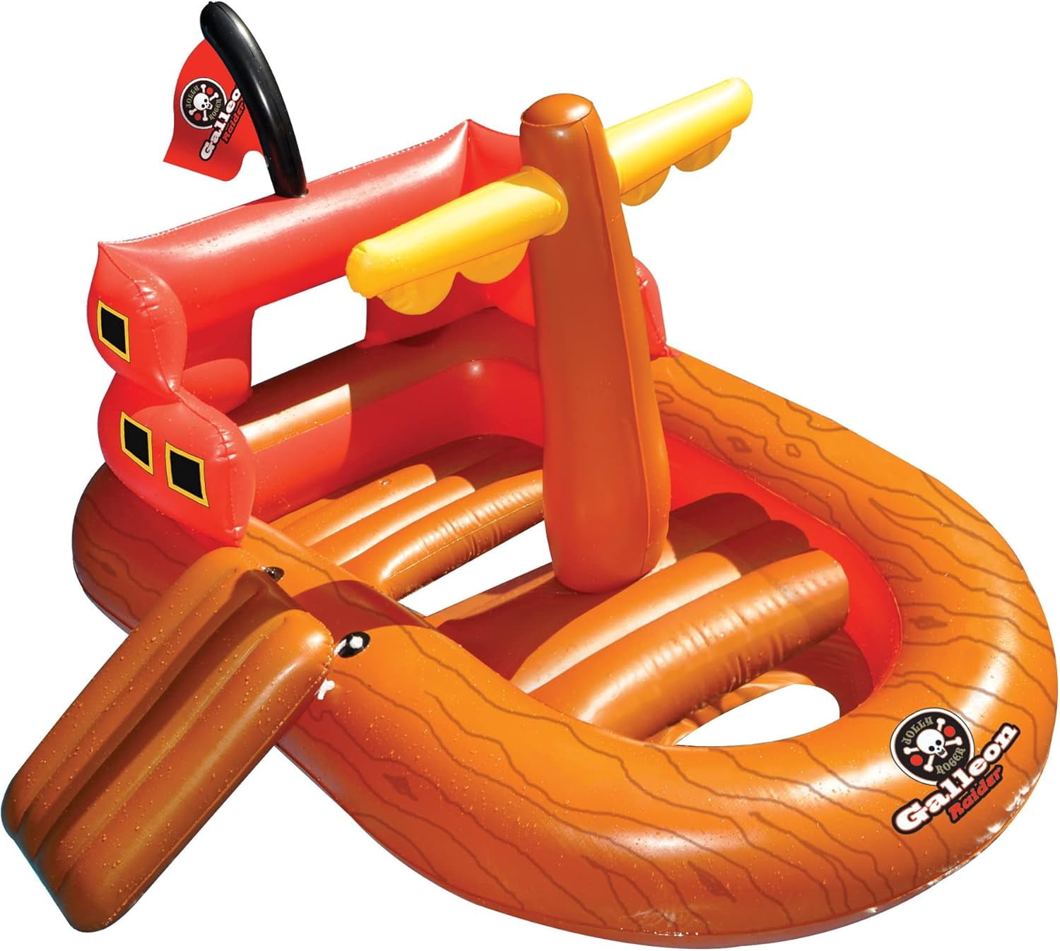 64" Galleon Inflatable Swimming Pool Pirate Ship Floating Boat Toy ...