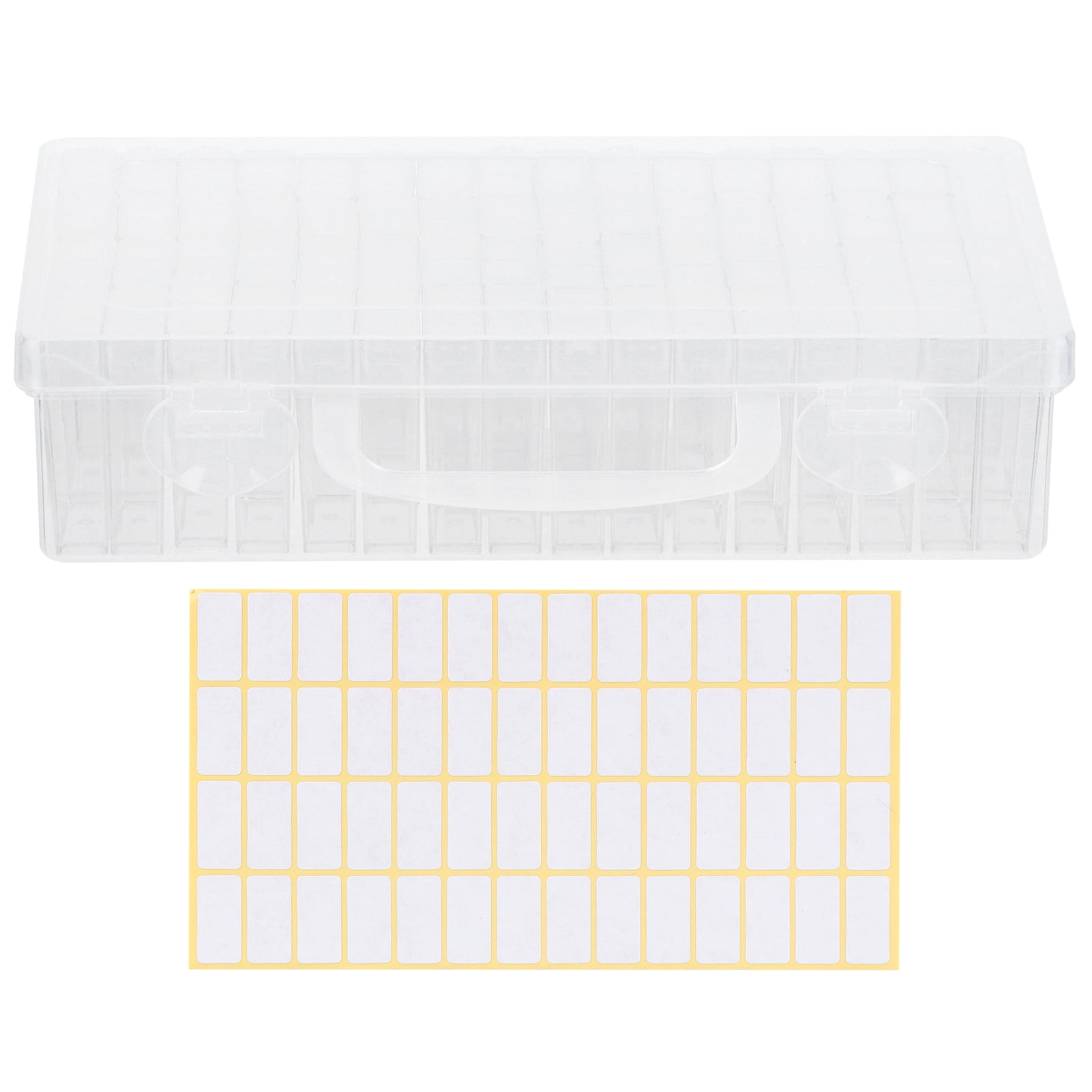 64-Grid Diamond Storage Container with Bead Organizer for Arts & Crafts ...