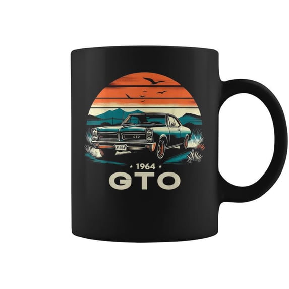 64 Gto Classic Car Old School Muscle Car Coffee Mugs - Walmart.com