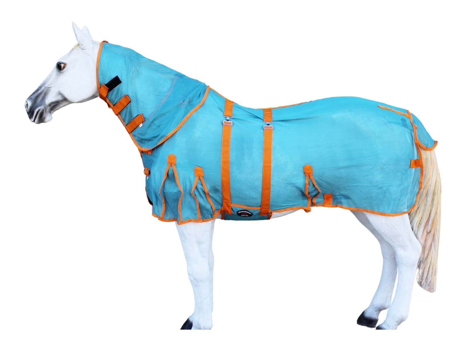 64" Horse Mesh Summer Sheet Spring FlySheet Airflow Neck Turquoise ...
