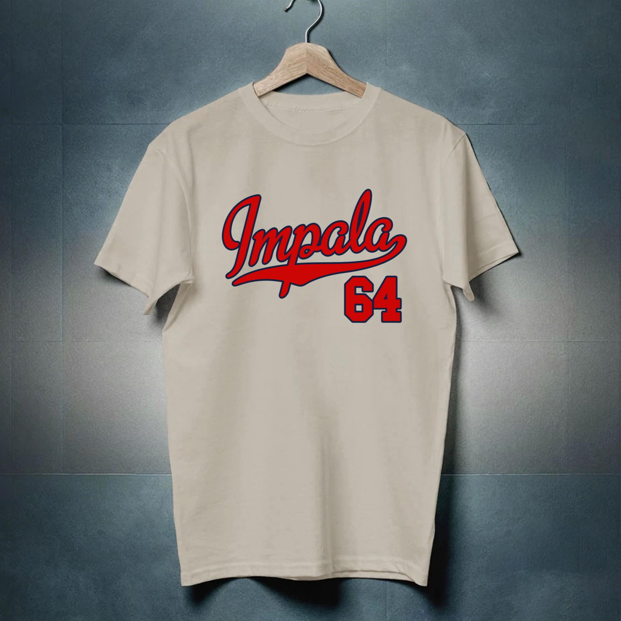 64 Impala PRO Jersey Shirt 2 Color Script 1964 SS Lowrider Mens Tee ...