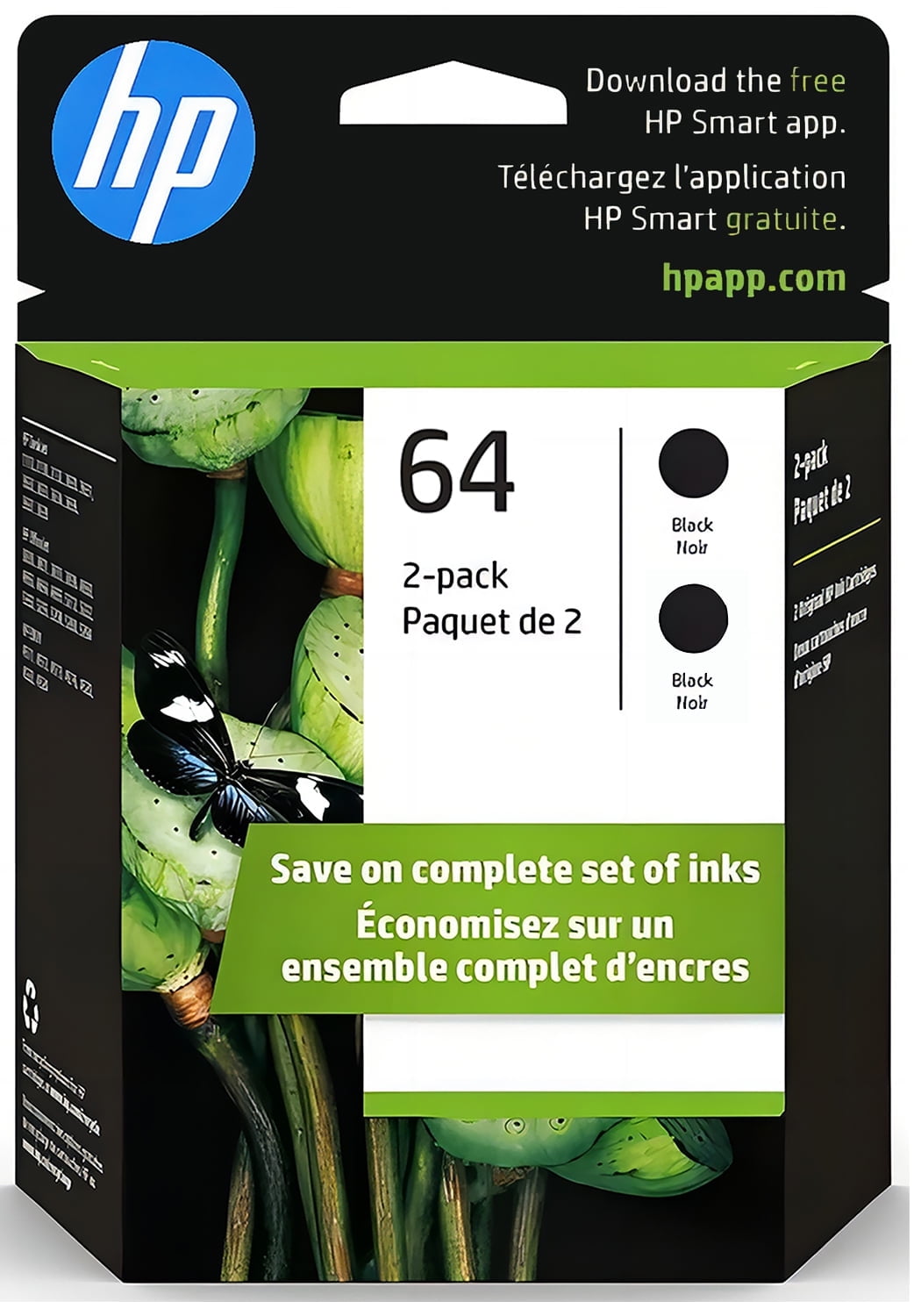 64 Ink Compatible for HP 64 Ink Cartridges Combo Pack for HP Printer ...