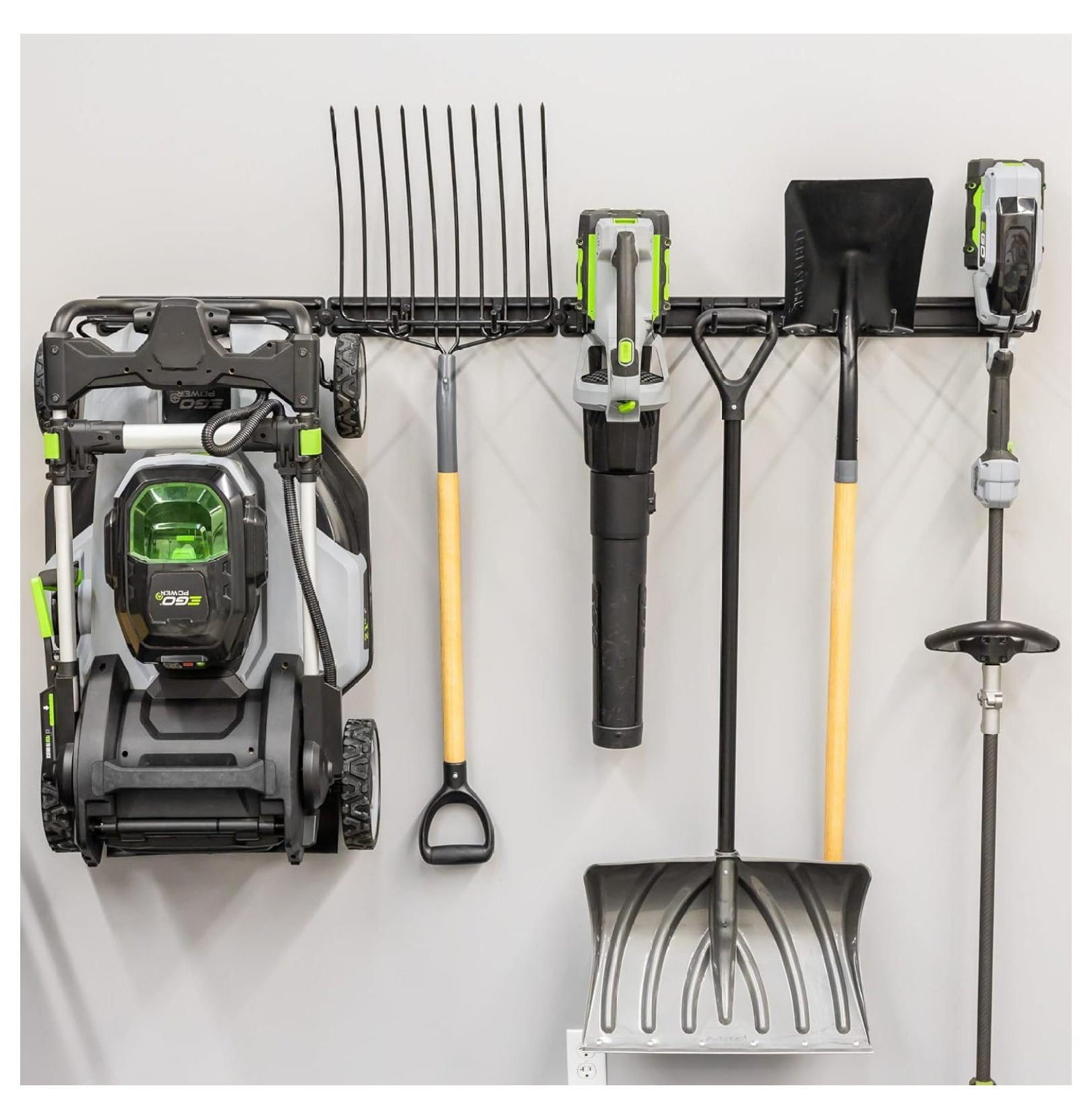 64" Modular Garage Garden Tool Organizer Wall Mount – Heavy Duty Garden ...