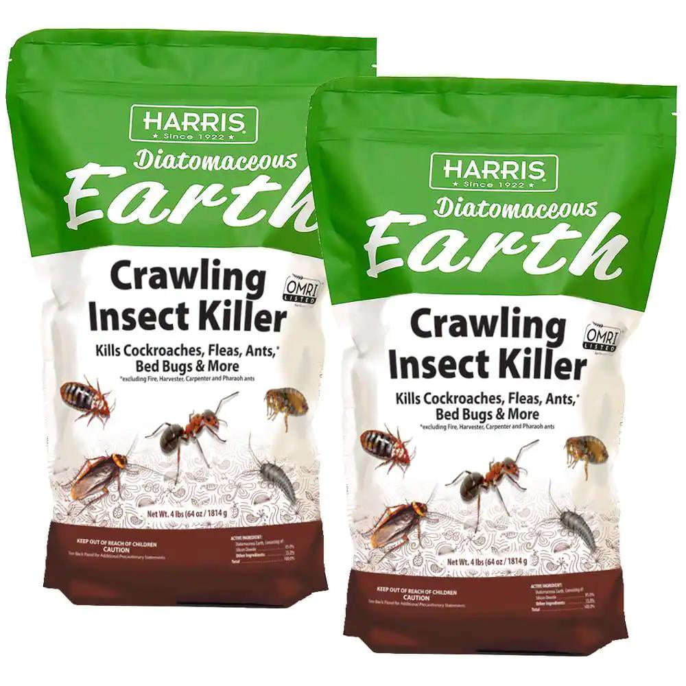 64 Oz. Diatomaceous Earth Crawling Insect Killer (2-Pack) - Walmart.com