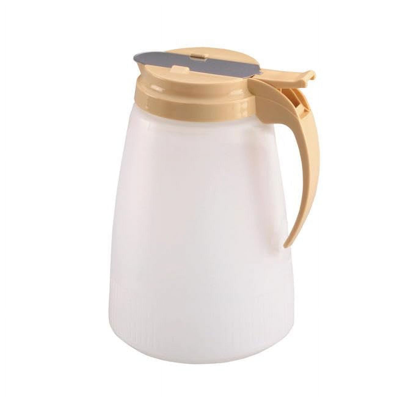 64 Oz Polyethylene Syrup Server with Almond Top - Walmart.com