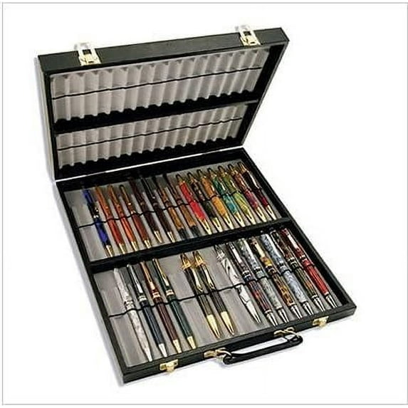 64 Pen Super-Sized Pen Black Display Case Larger Pens - Walmart.com