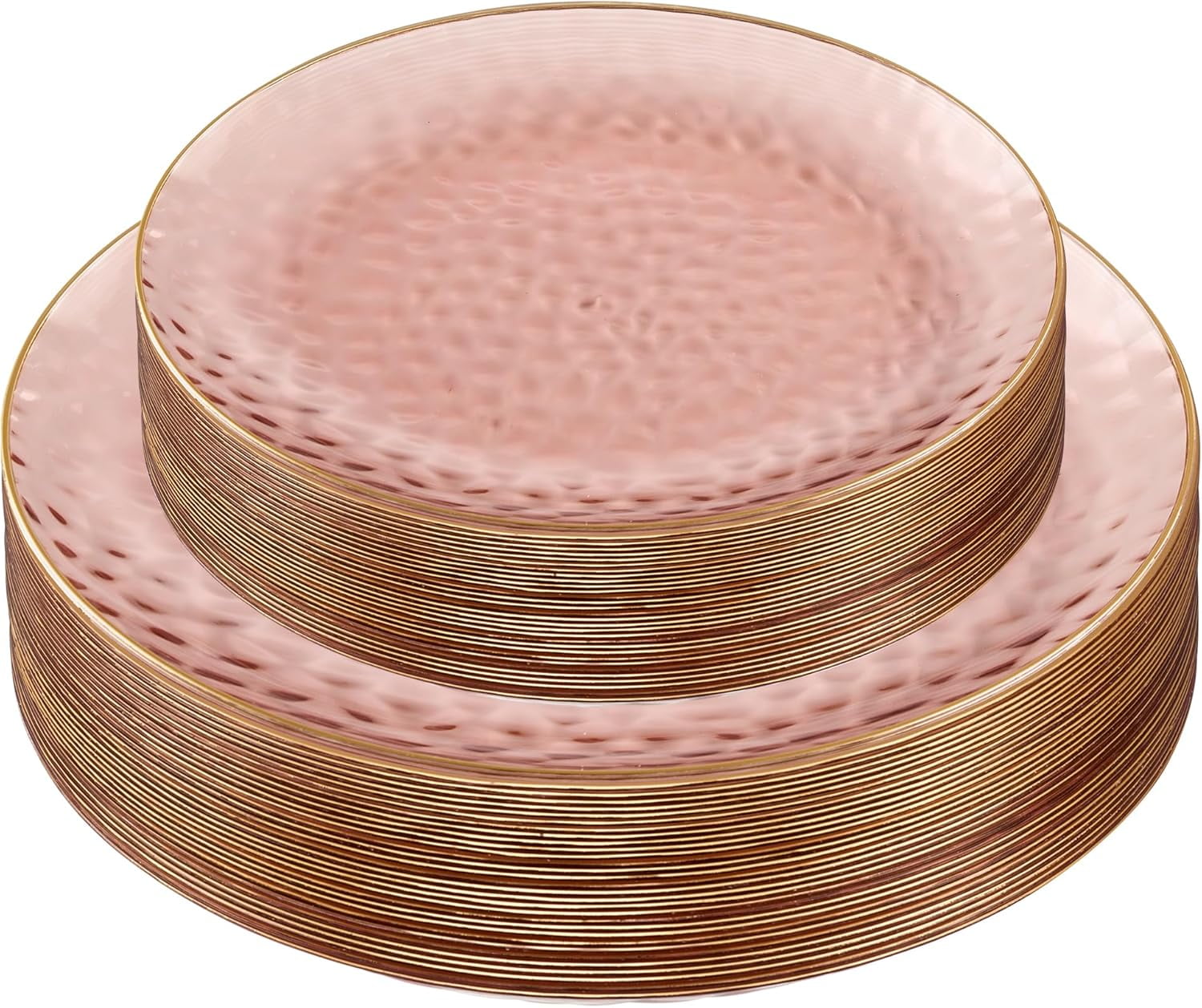 64 Piece Combo Plates Set includes 32 7'' inch Plates & 32 10'' inch ...