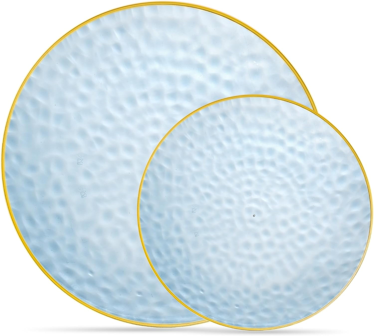 64 Piece Combo Plates Set includes 32-7'' inch Plates & 32-10'' inch ...