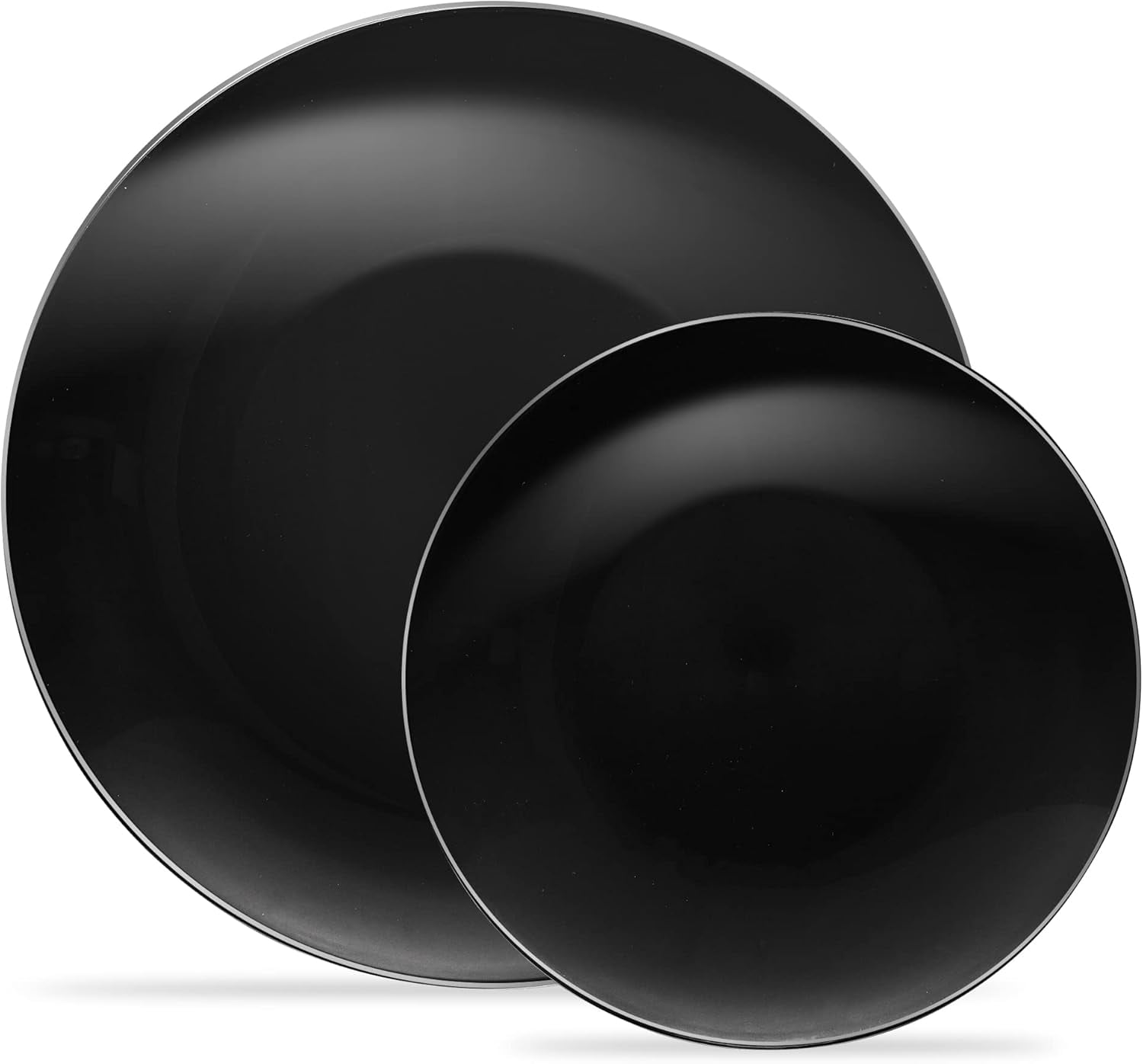 64 Piece Combo Plates Set includes 32-7'' inch Plates & 32-10'' inch ...