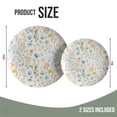 64 Piece Disposable Paper Plates Set Petit Fleur Floral Design For All ...