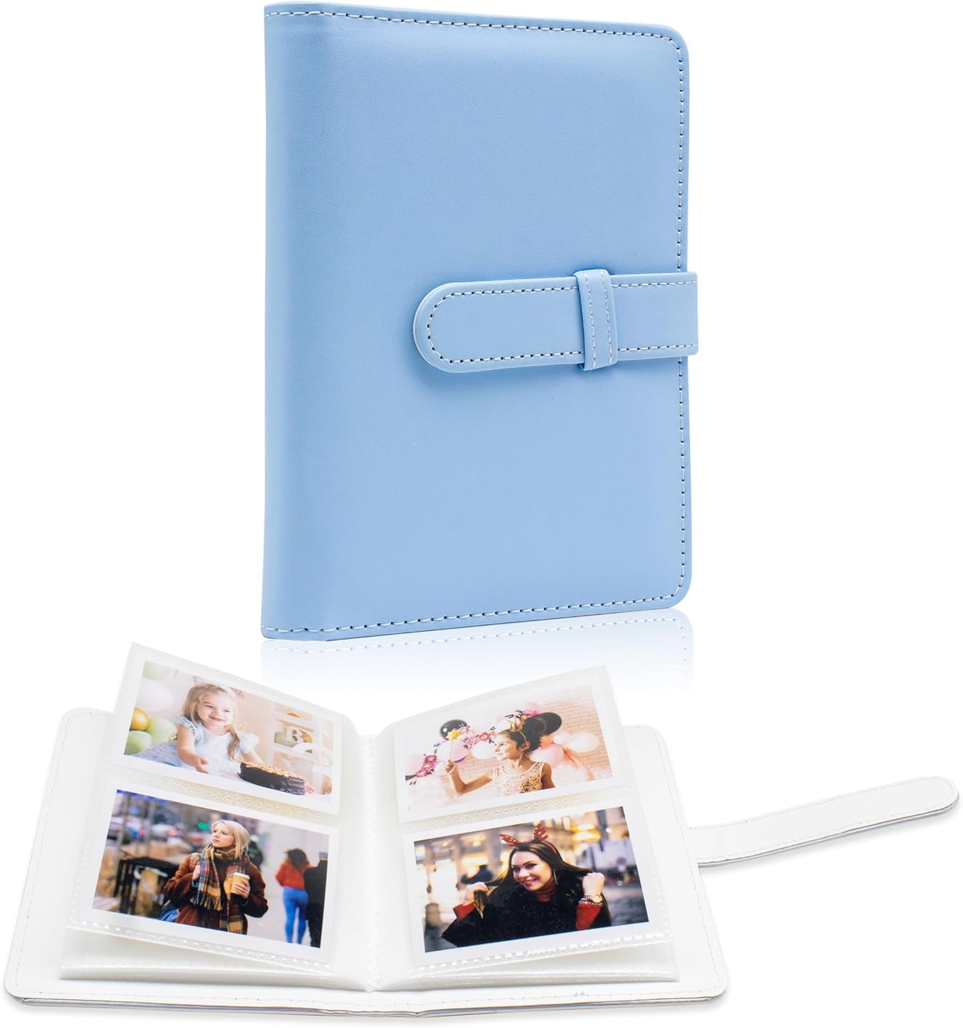 64 Pockets Photo Album Book for 2x3 Inch Film - Mini Small Albums for ...