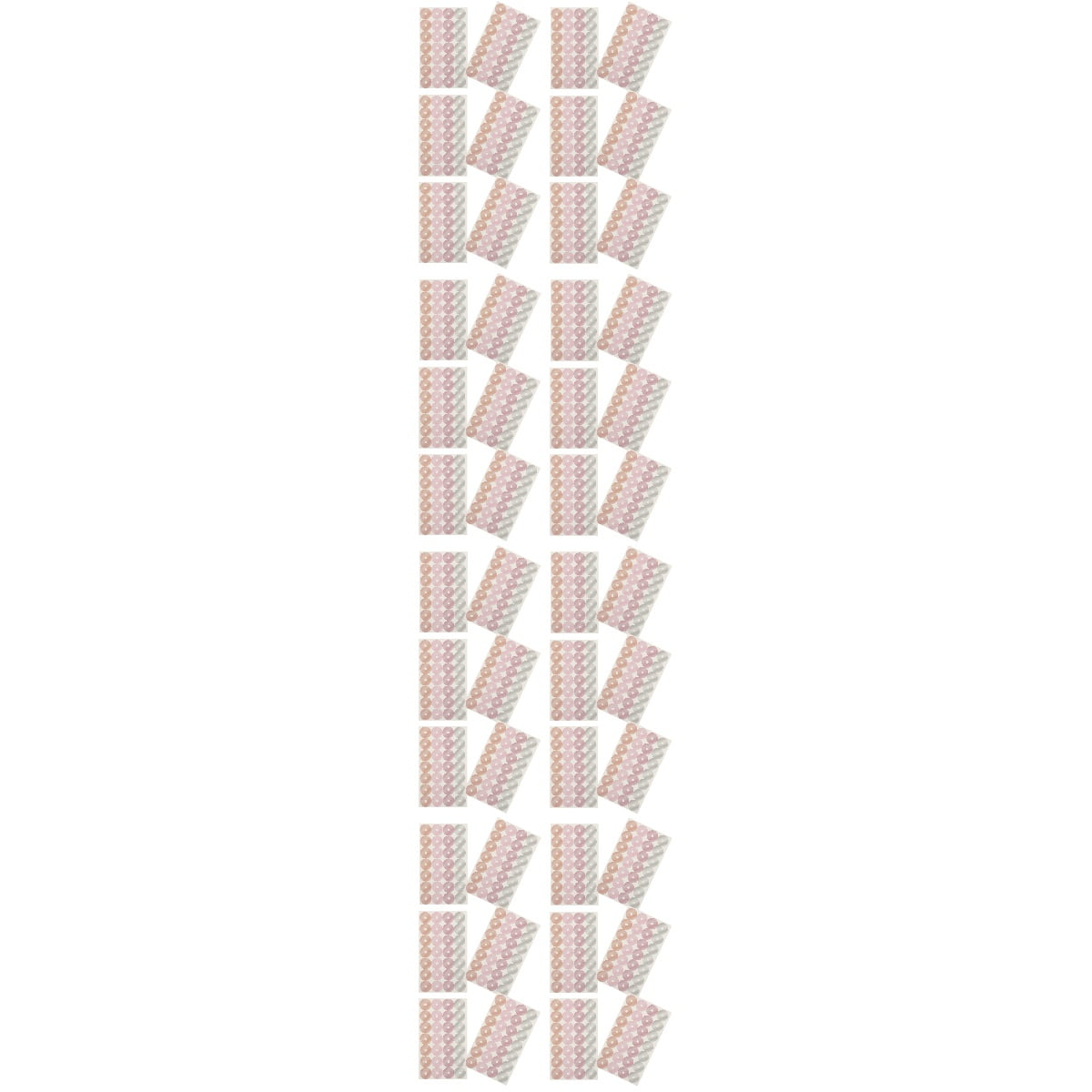 64 Sheets of Self-adhesive Reinforcement Stickers Hole Reinforcement ...