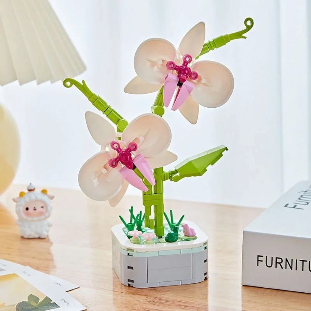 64 Styles Rose Flower Building Block Flower Eternal Bouquet Prickly ...