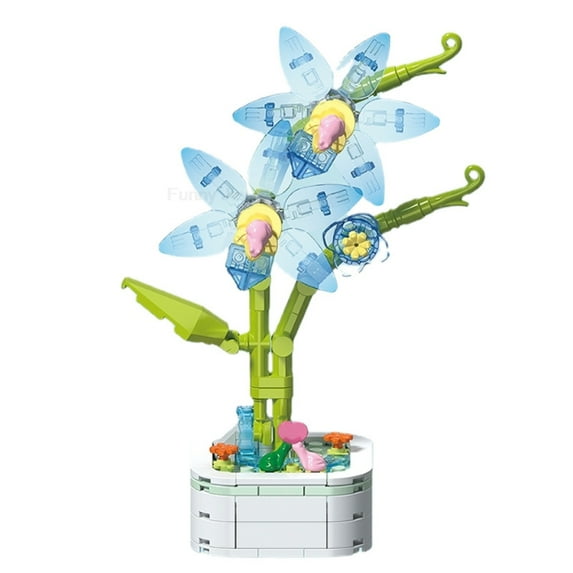 64 Styles Rose Flower Building Block Flower Eternal Bouquet Prickly ...