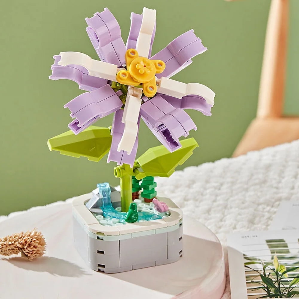 64 Styles Rose Flower Building Block Flower Eternal Bouquet Prickly ...