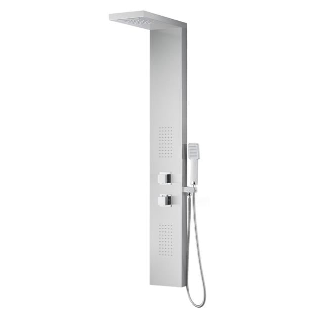 64 in. Expanse Series Full Body Shower Panel System with Heavy Rain ...
