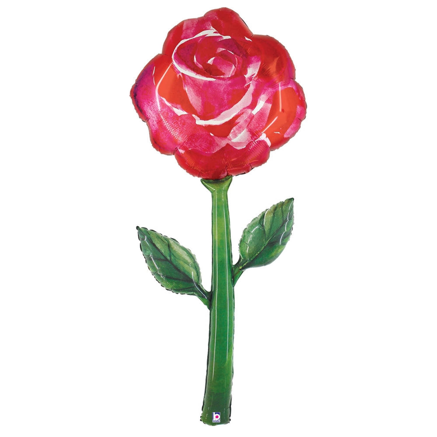 64 inch Fresh Picks Watercolor Rose Foil Mylar Balloon - Party Supplies ...