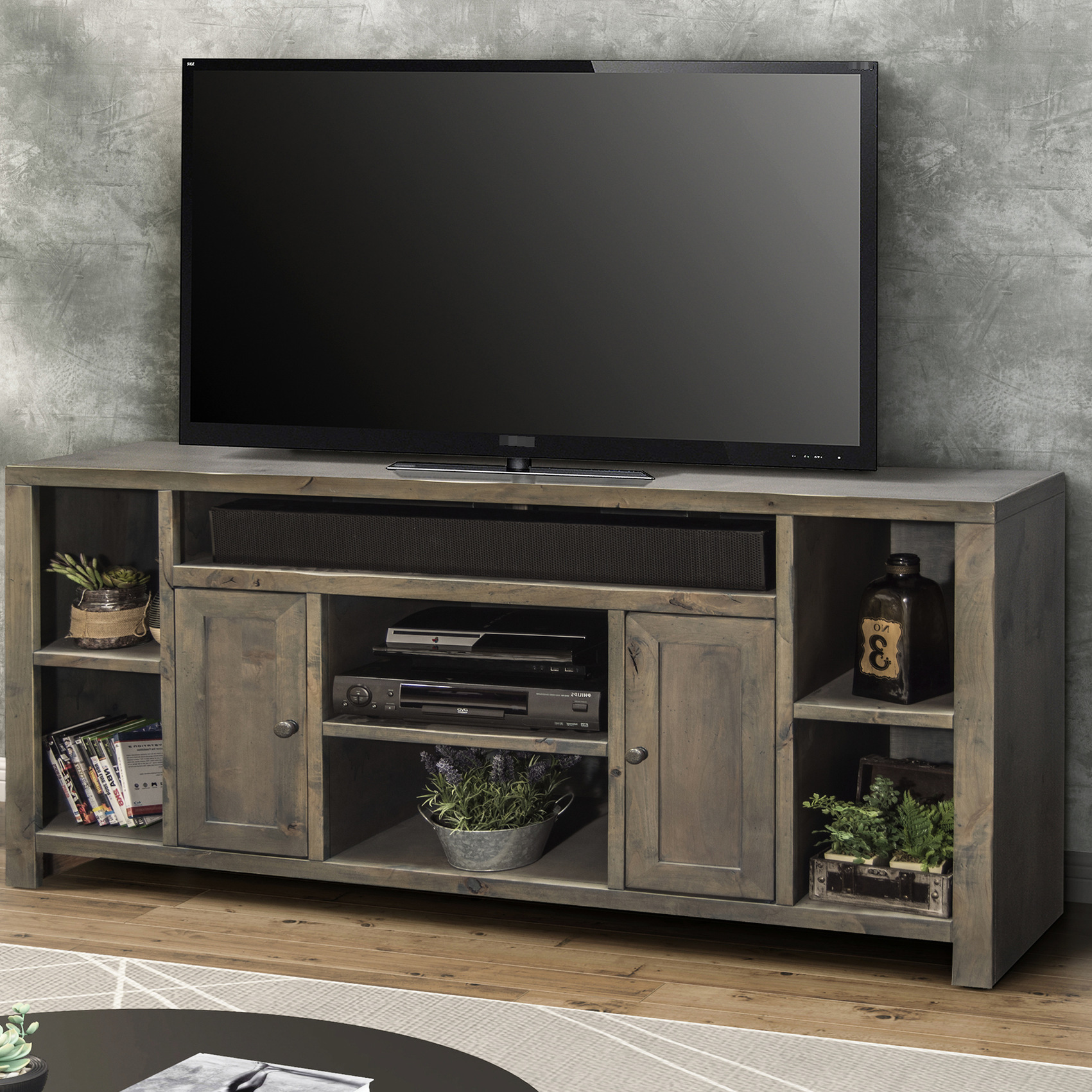 64-inch TV Stand Console | For TVs up to 70 inches in Living Room ...