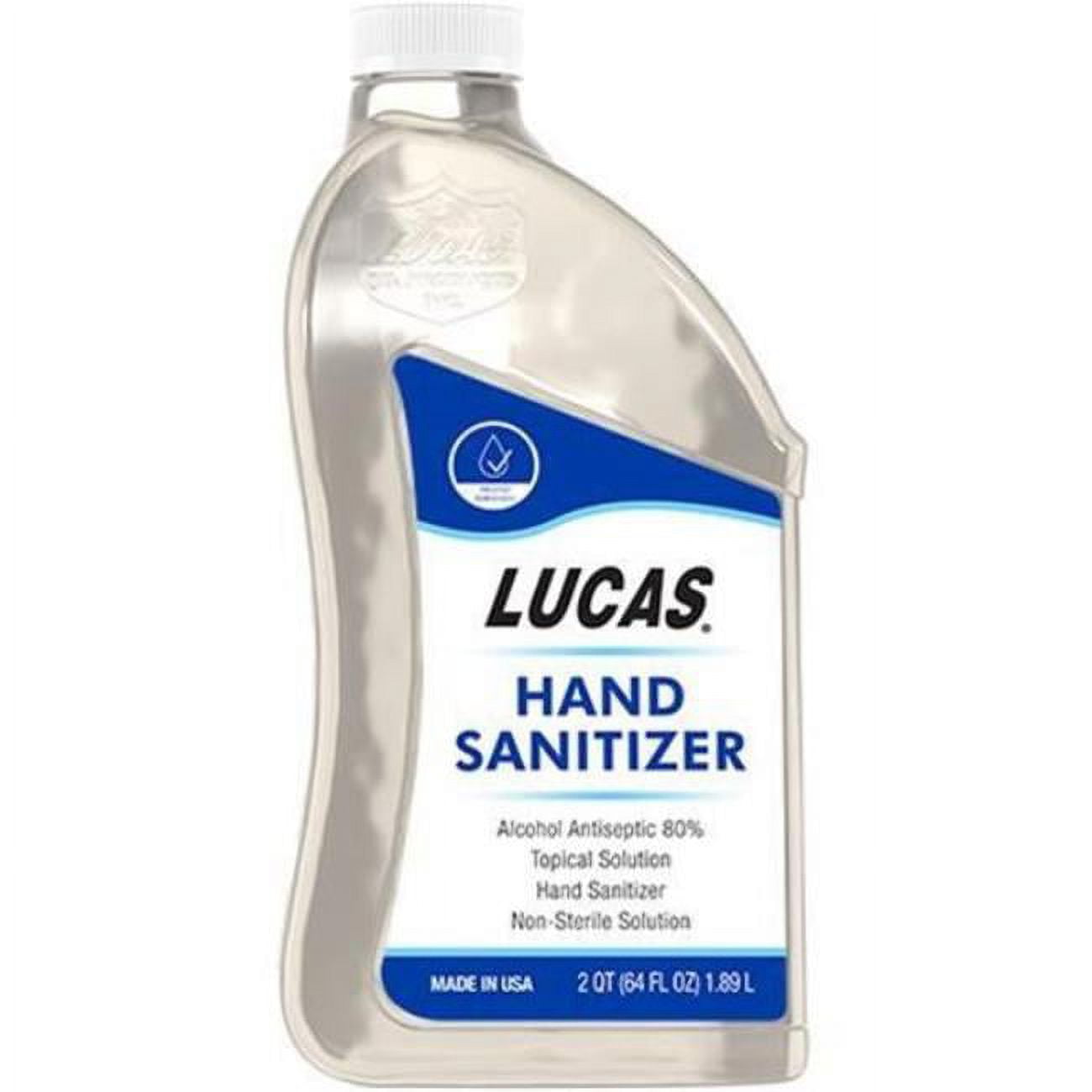 64 oz 80 Percent Alcohol Antiseptic Hand Sanitizer - Case of 6 ...
