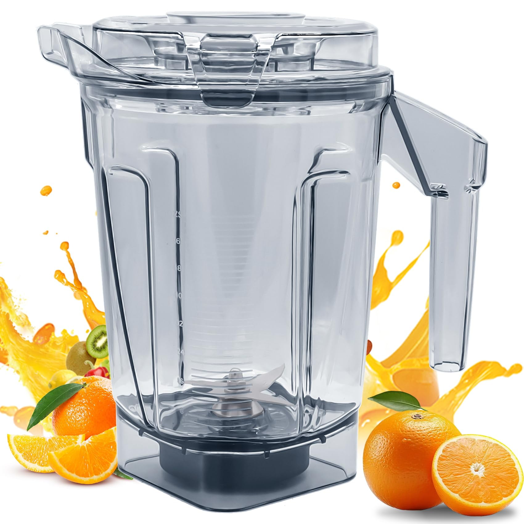 64 oz Low-Profile Container Replacement Compatible with Blender A3500 ...