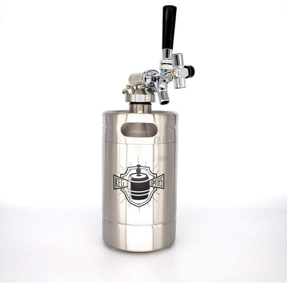 64 oz Portable Draft Keg System | CO2 Regulated | Double Walled ...