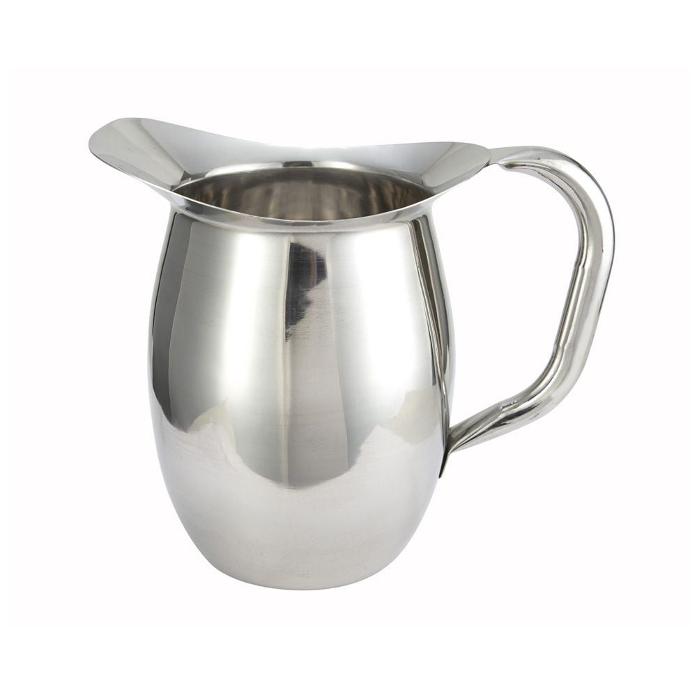 Winco WPB-2 2 qt. Stainless Steel Bell Pitcher - Walmart.com