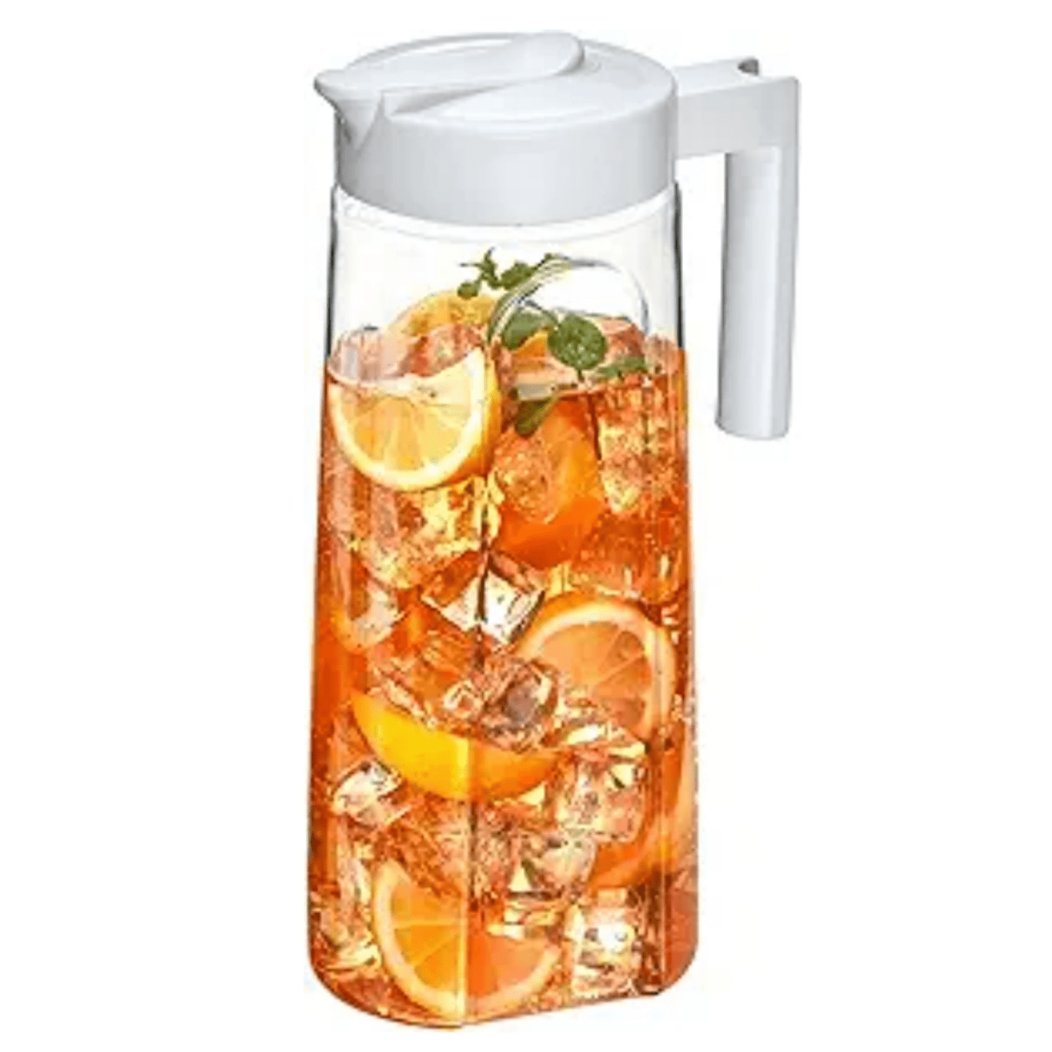 (64 oz), Unbreakable Plastic Water Pitcher with Lid, , Heat-Resistant ...