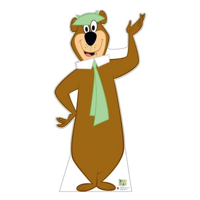 64 x 32 in. Life-Size Yogi Bear Smith Cardboard Cutout - Walmart.com