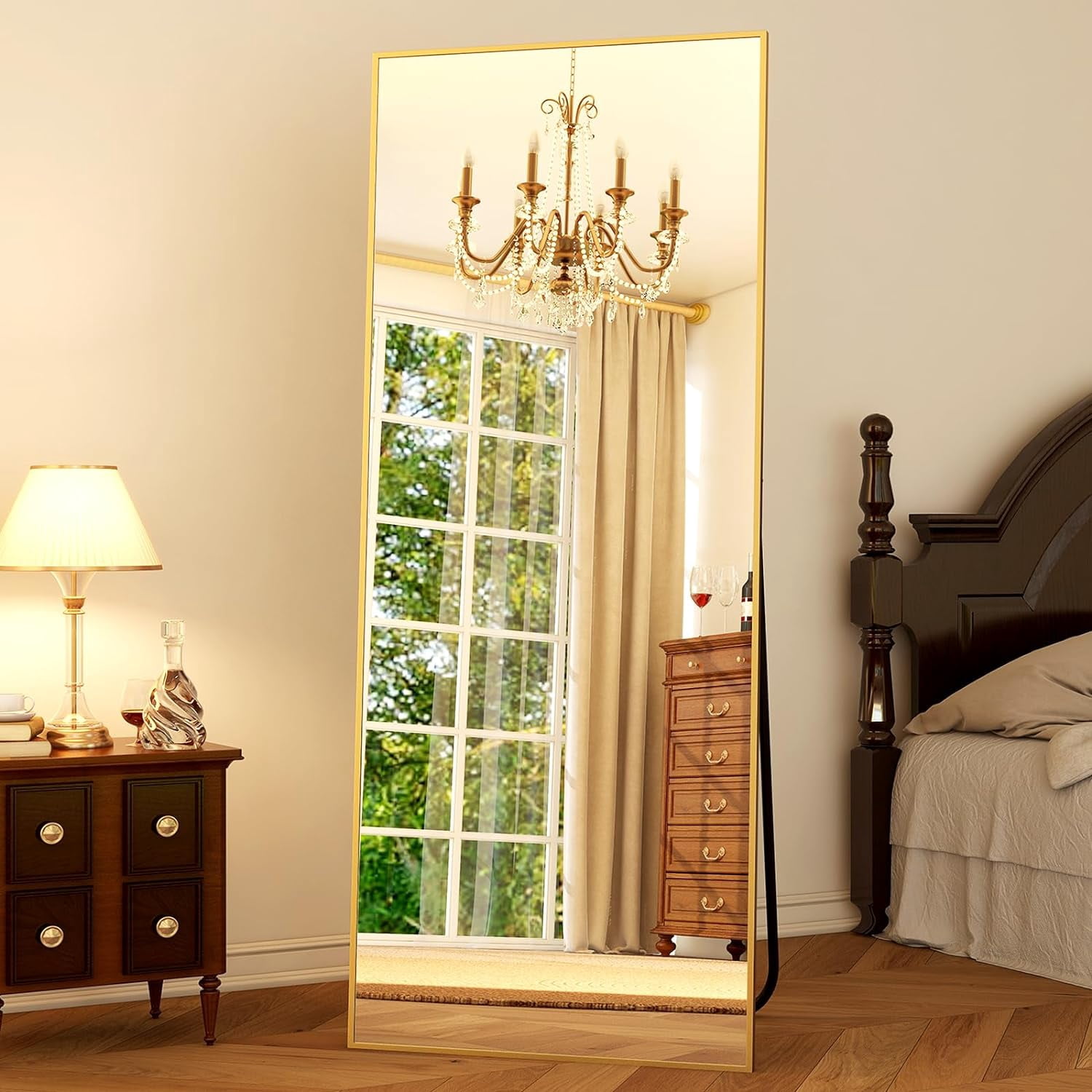 64"x21" Full Length Mirror Big Standing Mirror Freestanding Hanging or ...