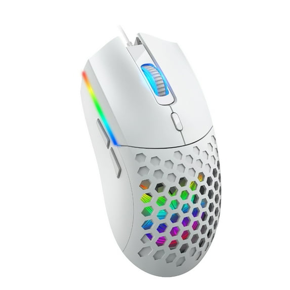 6400DPI Opticals Cord Mouse Multiple Color Lighting 6 Function Button ...