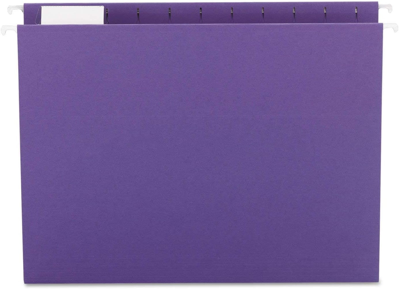 64072 Hanging File Folders 1/5 Tab 11 Point Stock Letter Purple 25/Box ...