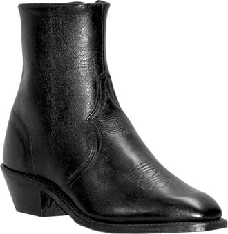 Men's Abilene 7" Western Side-Zip Boot (U.S.A.) 6464, Black - Walmart.com