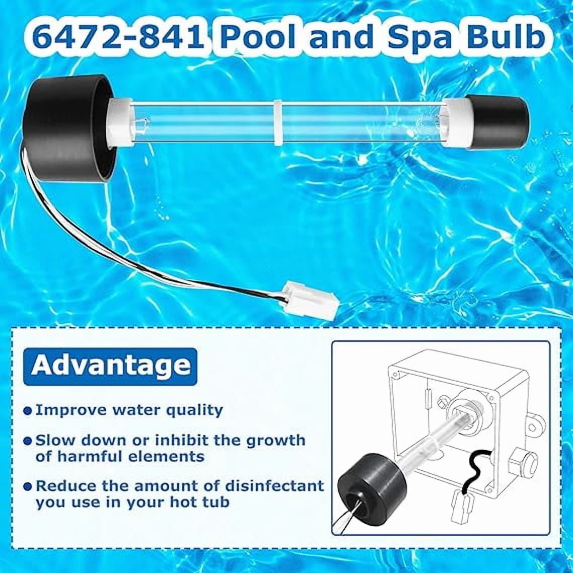 6472-841 Pool and Spa UV Bulb Replacement Parts Compatible with ...