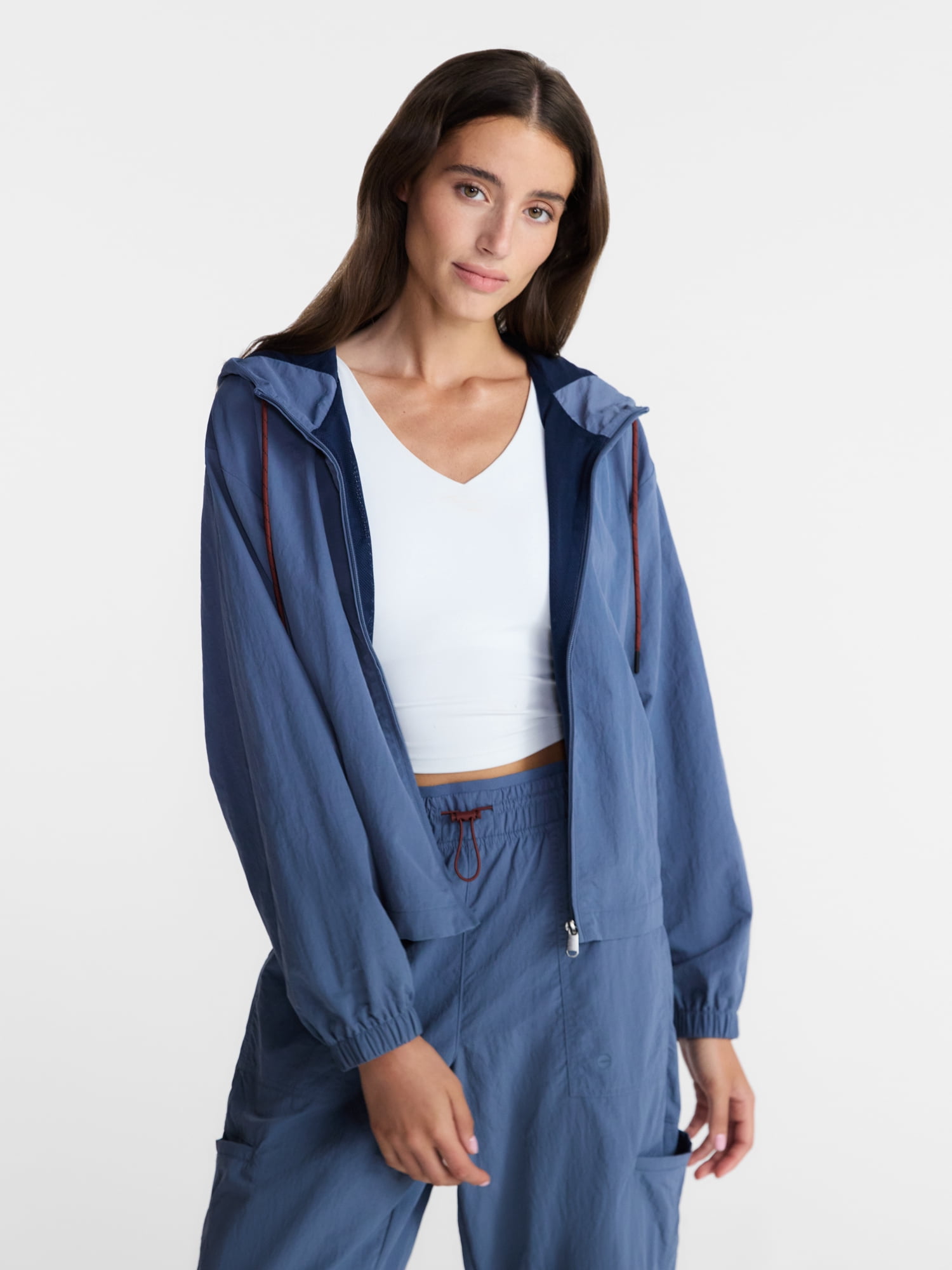 Avia Women's Cropped Hike Jacket, Sizes XS-XXXL - Walmart.com