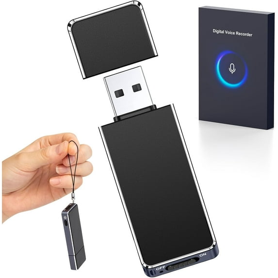 64B Diital Voice Recorder for Lectures Meetins - Intellient Voice ...